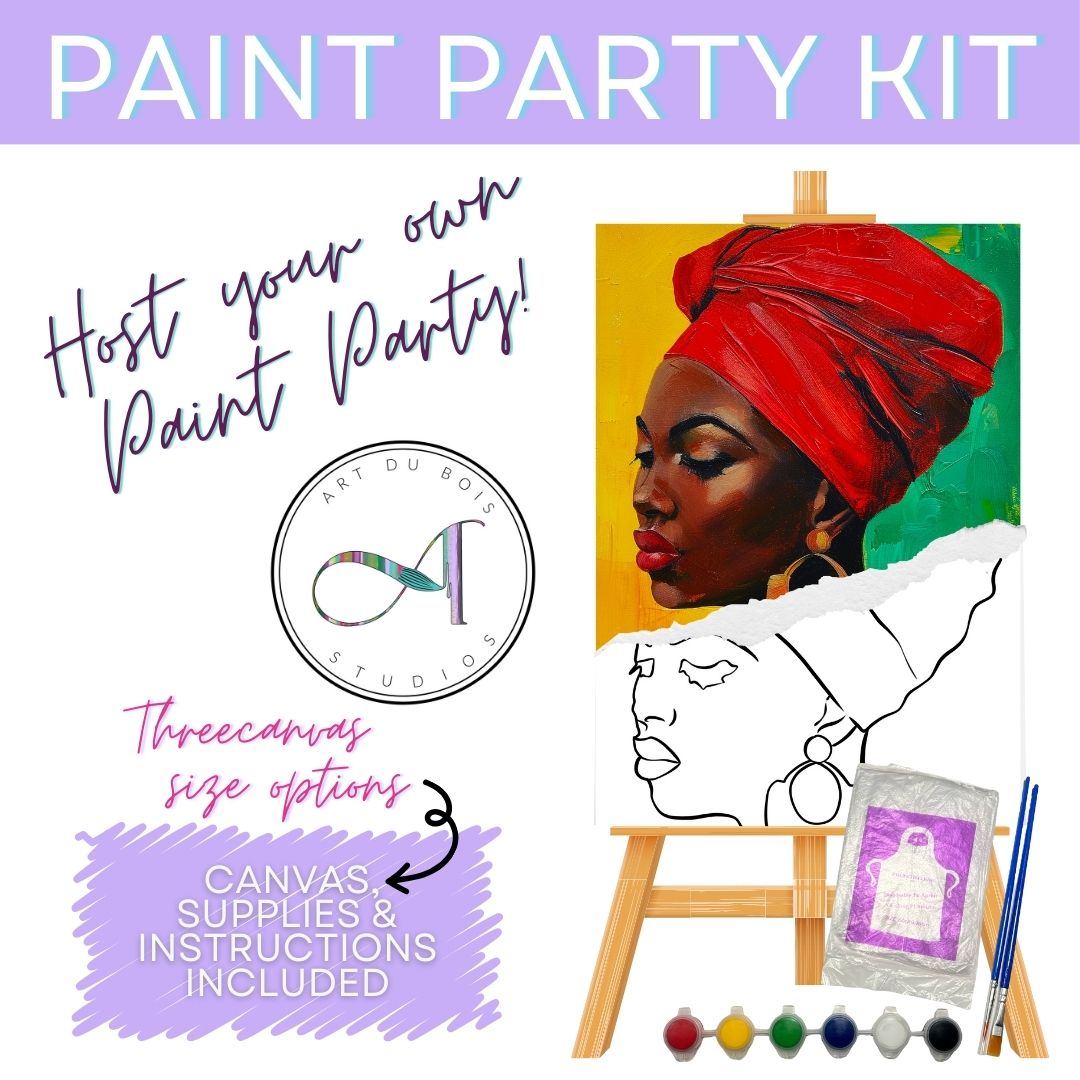 African Woman with Turban – Art Dubois Studios