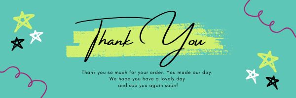 White and Cream Aesthetic Thank You Email Header – Art Dubois Studios